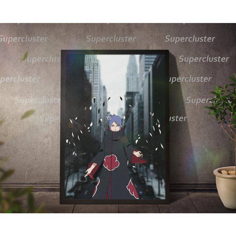 Naruto Canvas Painting Akatsuki in the present realistic style Itachi ...