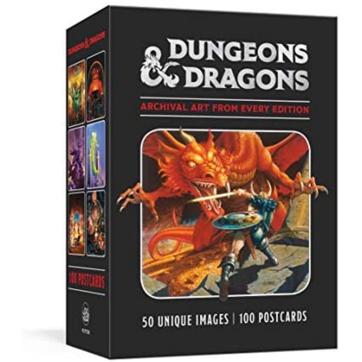 Dungeons & Dragons 100 Postcards: Archival Art from Every Edition ...