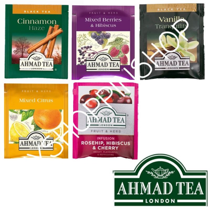 AHMAD TEA LONDON BLACK TEA RARE FLAVOUR 1 FOIL TEABAG | Shopee Malaysia