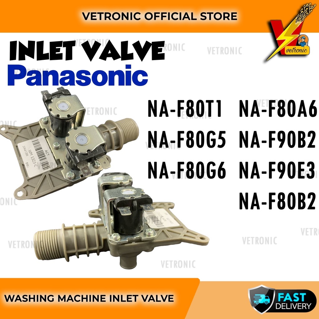 ORIGINAL PANASONIC Inlet Valve NA-F80T1 / NA-F80G5 / NA-F80G6 / NA ...