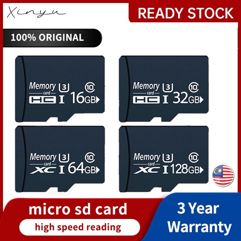 PROMO MEMORI KAD Micro SD Kelas 10 FAST 64gb 32gb 16gb 8gb Memory Cards ...