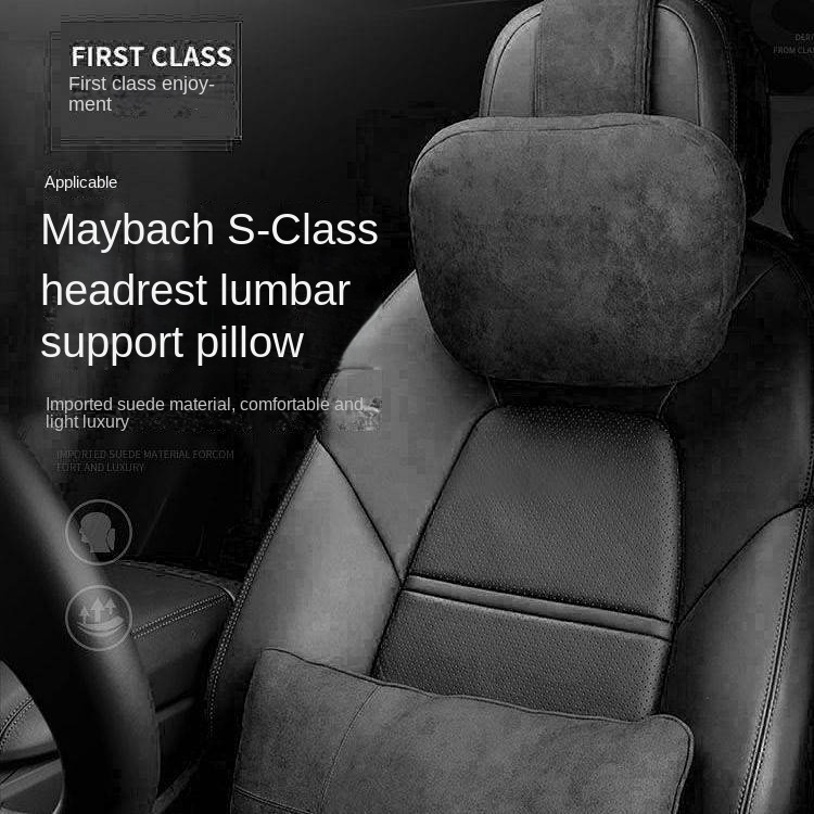 Automotive Headrest Neck Pillow Mercedes-Benz Maybach S-Class Lumbar ...
