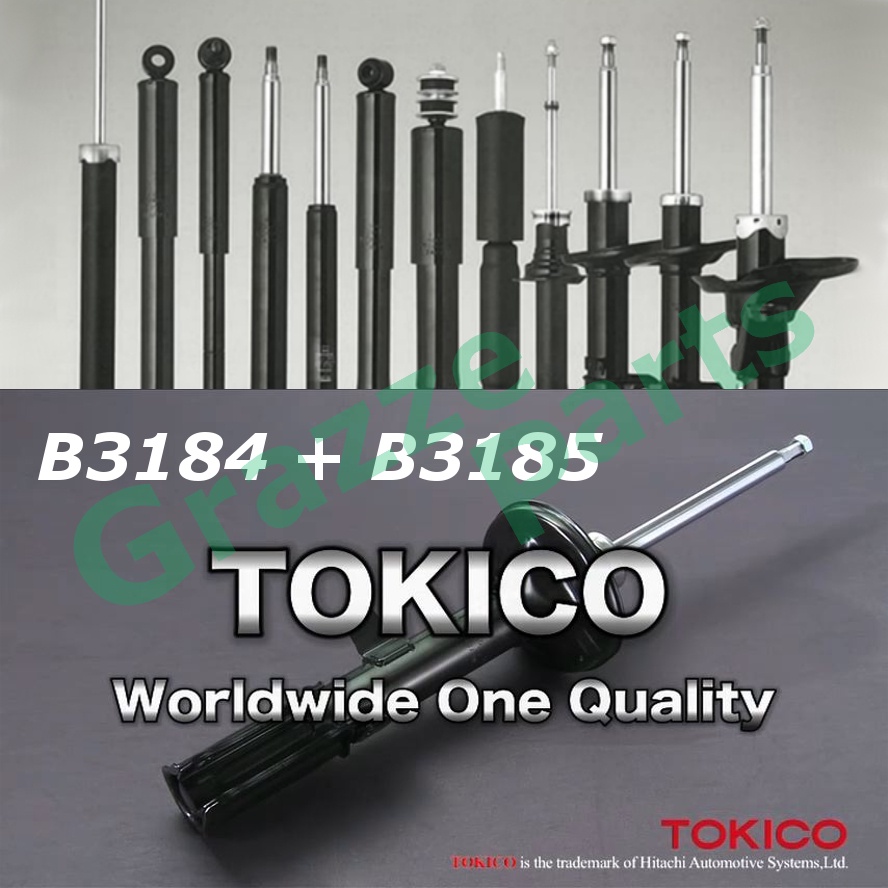 (2 pcs) TOKICO Shock Absorber (Gas) Front B3184 + B3185 for Toyota ...