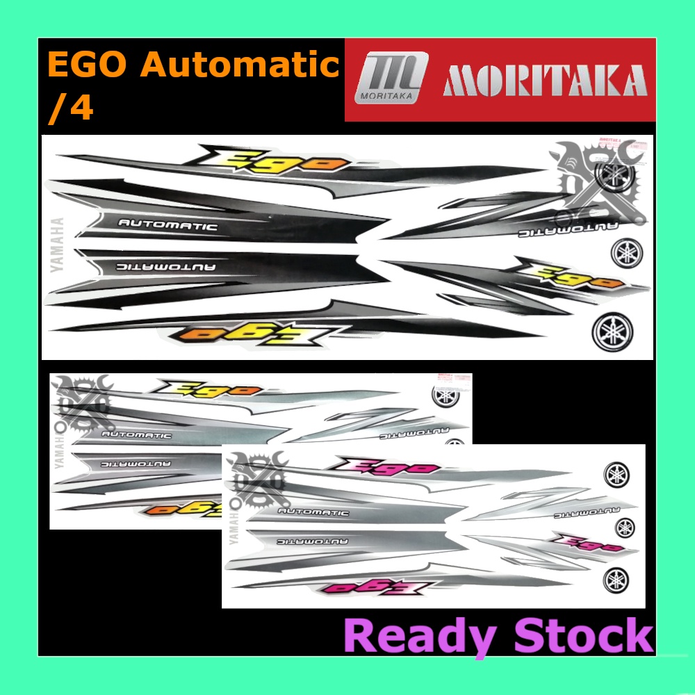 EGO Automatic Model 4 Yamaha Sticker Body Ego Auto Stripe Moritaka ...