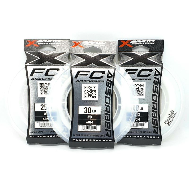 YGK XBRAID SHOCK LEADER FC ABSORBER | Shopee Malaysia
