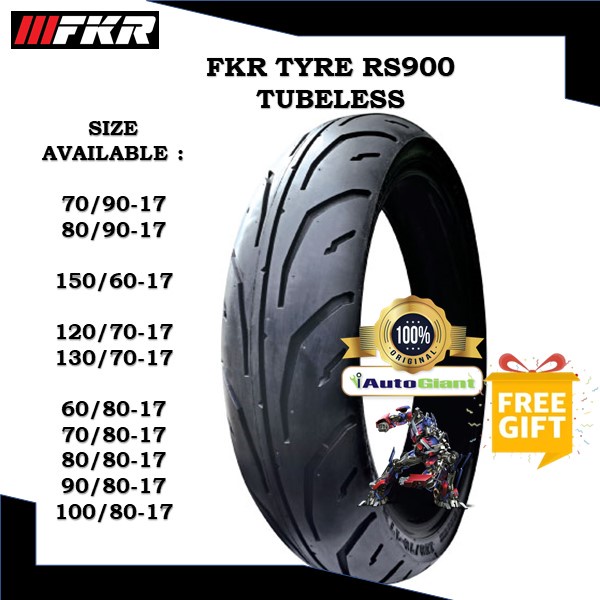 TAYAR FKR RS900 60/80-17, 70/90-17, 80/90-17, 90/80-17,100/80-17, 120/ ...