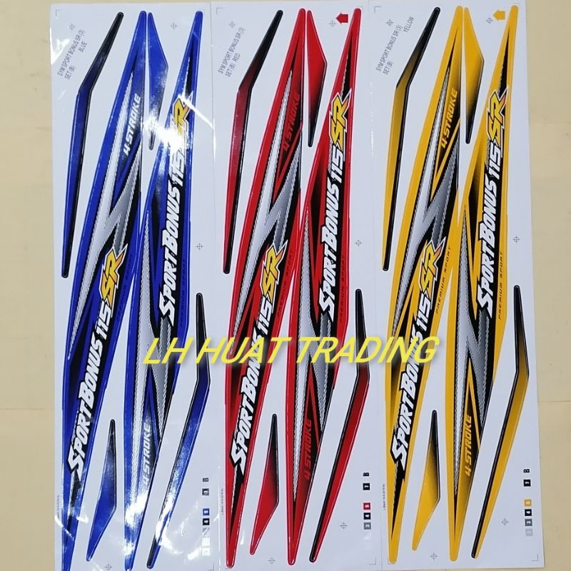 SYM 🌟Sport Bonus SR 115 ( 3 )🌟 Body Sticks | Shopee Malaysia