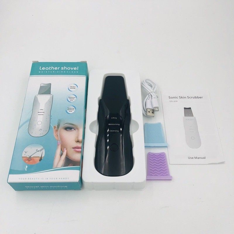 Ultrasonic Vibrate Skin Scrubber Deep Face Cleaning Machine USB ...