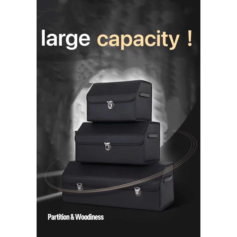 RD STOCK🔥Car trunk storage vehicle organizer and storage box foldable ...