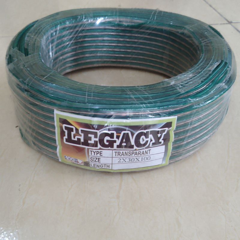 Transparent Fiber Cable 2x30 Audio / Speaker / Electrical - Retail ...