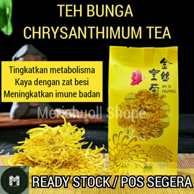 (READY STOCK) Teh Bunga / Chrysanthemum Flower Tea HALAL 1pc | Shopee ...