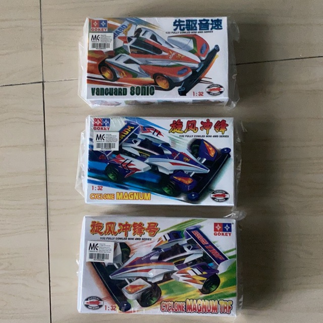 Gokey Mini 4wd vanguard sonic cyclone magnum | Shopee Malaysia
