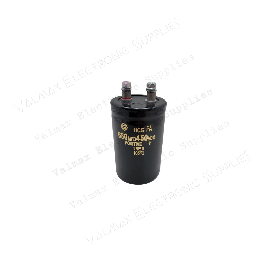 Electrolytic Capacitor Hitachi Ecap HCG 680uF 450VDC 105°C 电解电容器 50mm ...