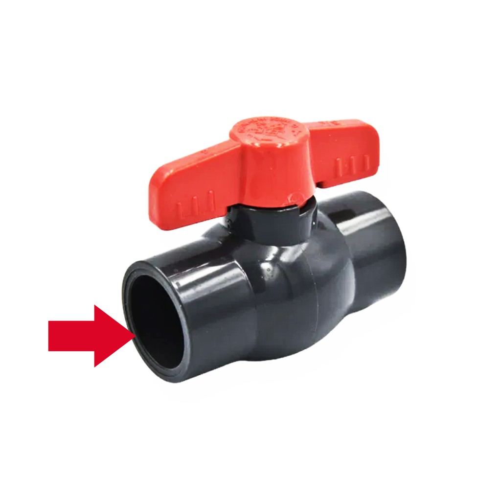 THAIFENG T.F. PVC Ball Valve TF Pipe Fitting Stop Cock Socket End ...