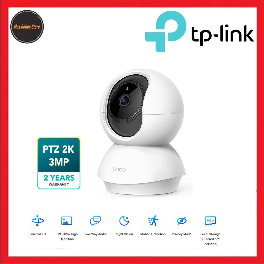 TP-Link Tapo CCTV C210 C200 TC70 TC71 TC72 C212 C500 C510W C520WS 3MP Full HD Pan / Tilt ...