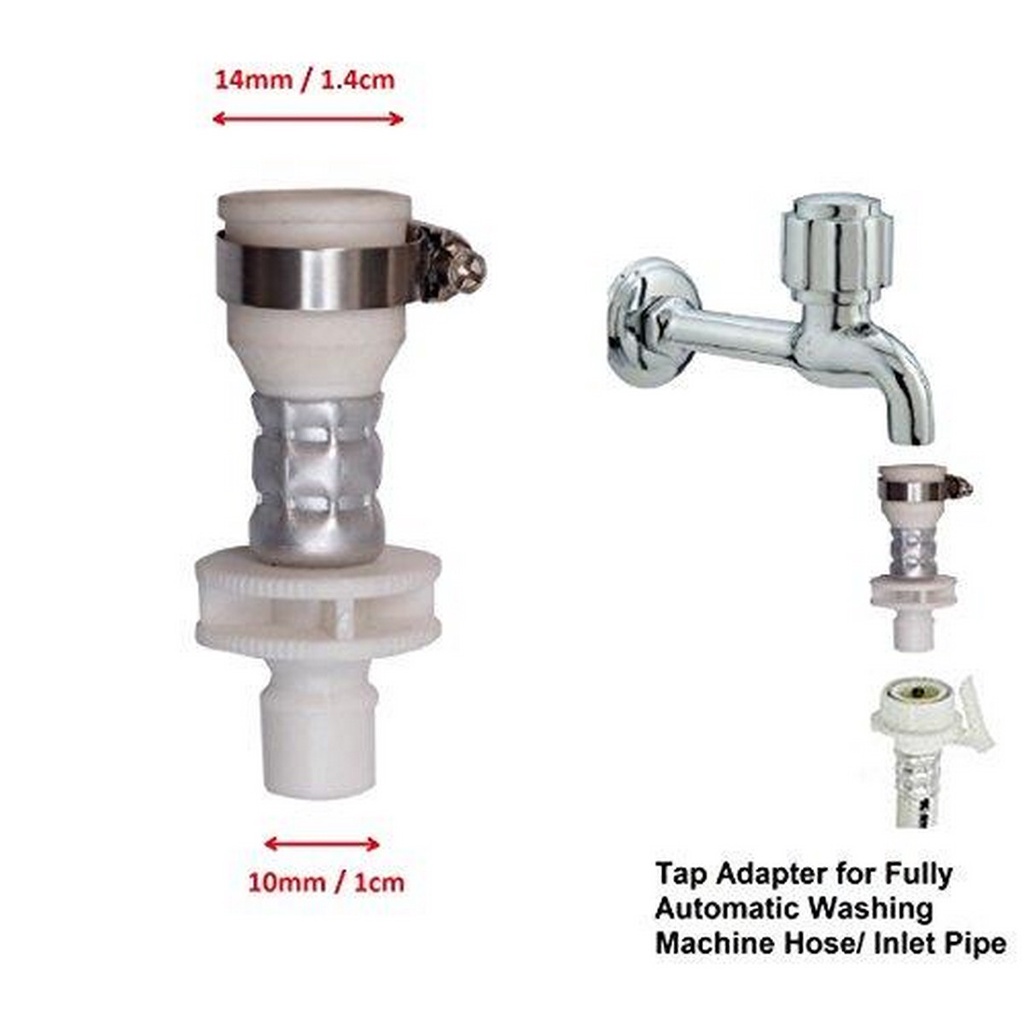 Universal Inlet Hose Connector Pipe Rubber Joint For Washing Machine ...