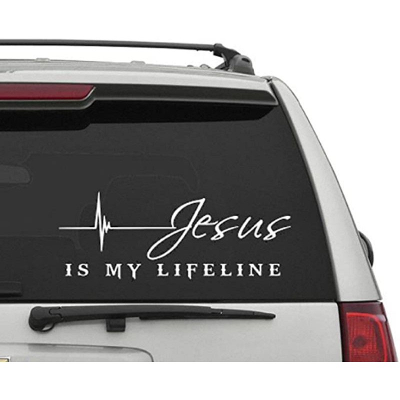 Jesus Car Decal - Bible Decal - Religious Car Decal | Shopee Malaysia
