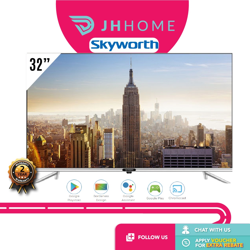 Skyworth Digital Full HD Android Smart TV (32") 32TB7000 | Shopee Malaysia