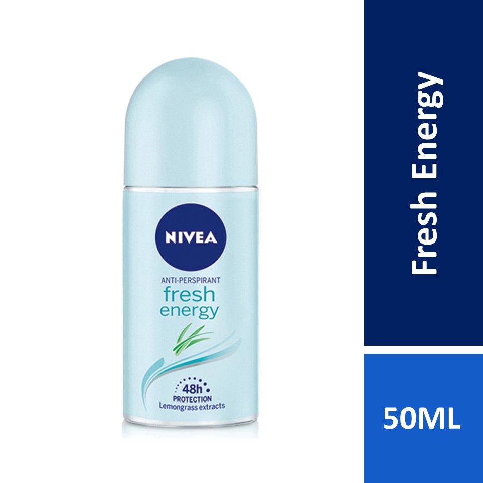 Nivea Deodorant Female Energy Fresh Roll On 50ml | Shopee Malaysia