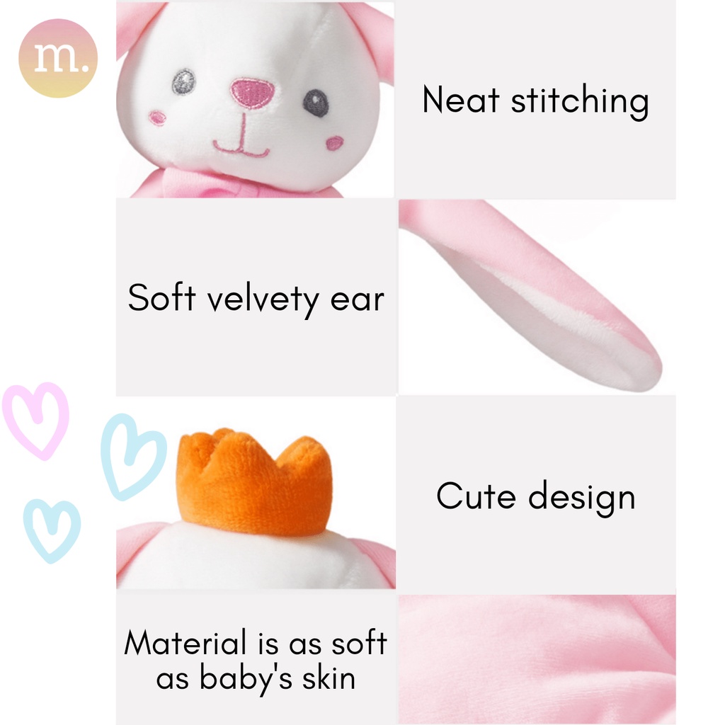 Baby Super Cute And Soft Soothing Plushie Dolls Stuffed Toy Anak Patung ...