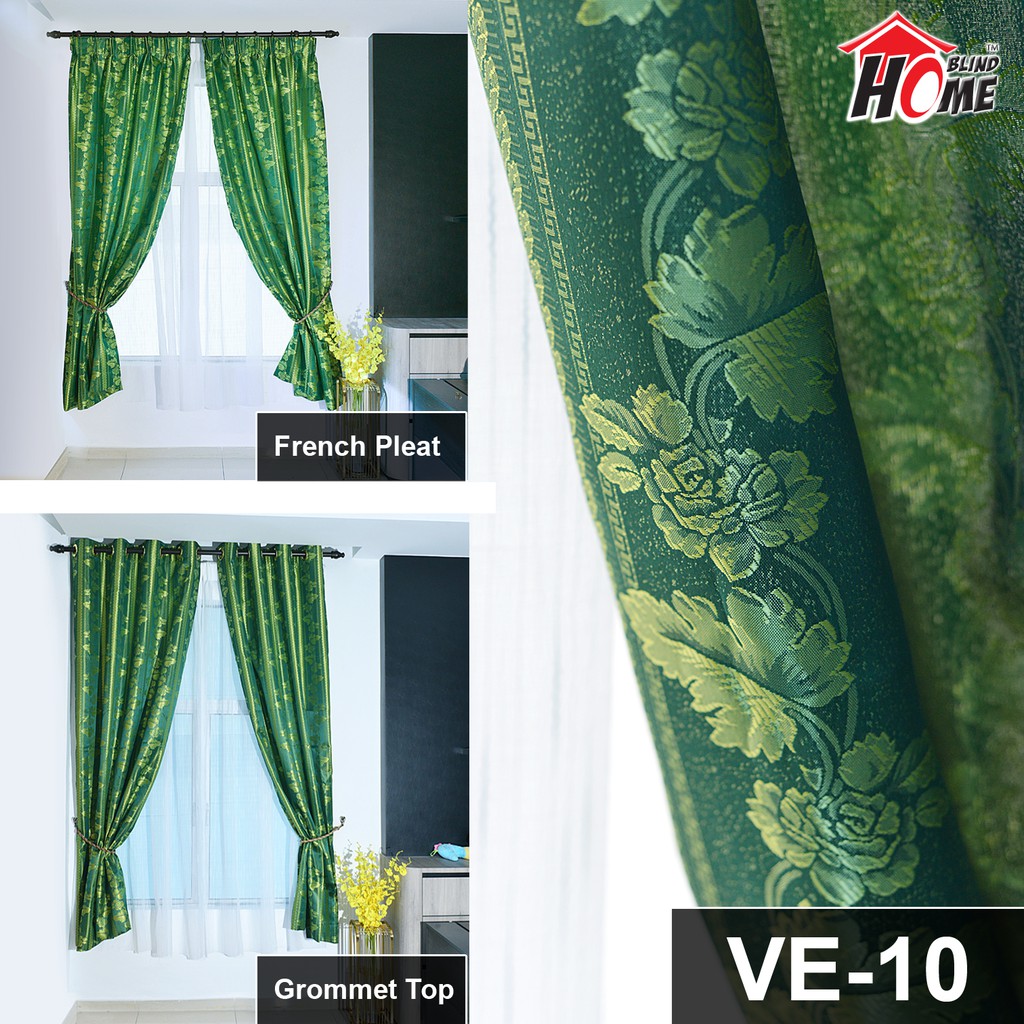 [HOME BLIND] Langsir VIENNA /Langsir Corak /Curtains Hook or Ring ...