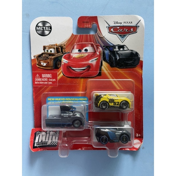 Disney Cars Mini Racers 3 Pack Next Gen Racers Series | Shopee Malaysia