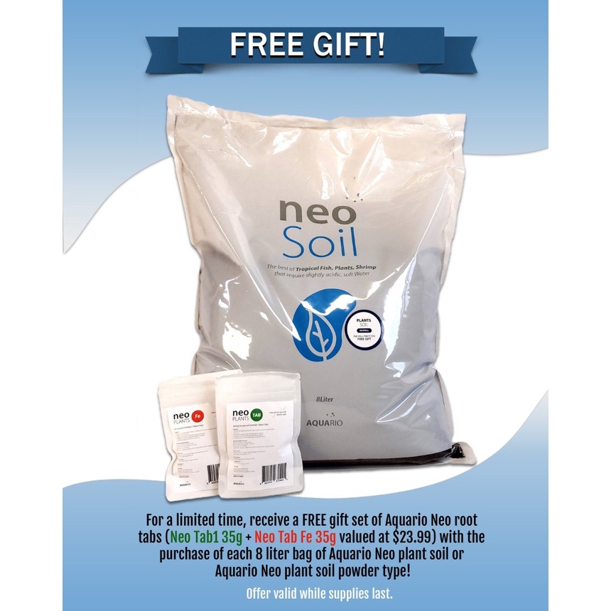 Aquario Neo Soil For Plant and Shrimp tank 8L (Normal | Powder) *Free ...