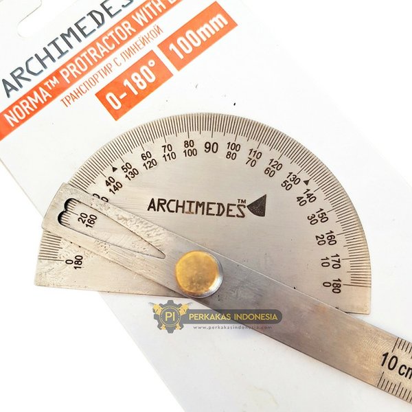 SIKU 10cm Stainless Protractor Arc Ruler Line Tool Measuring Degree ...
