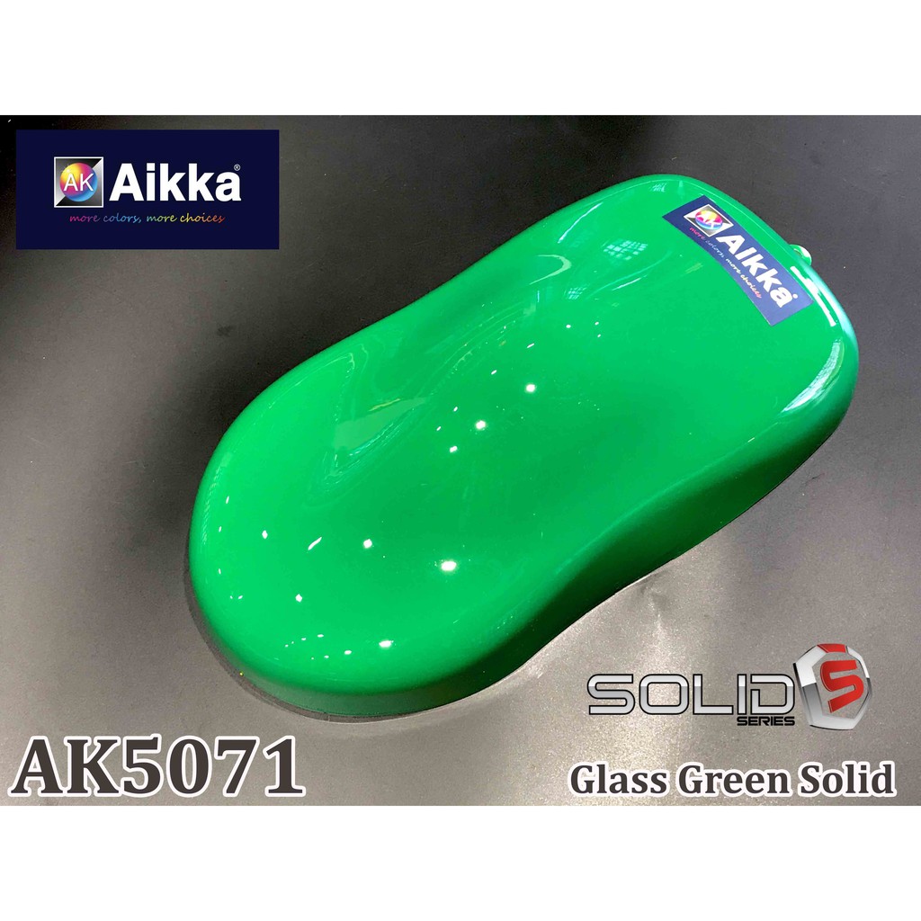 AIKKA AK5071 / GLASS GREEN SOLID S EFFECT AUTOMOTIVE 2K CAR PAINT ...