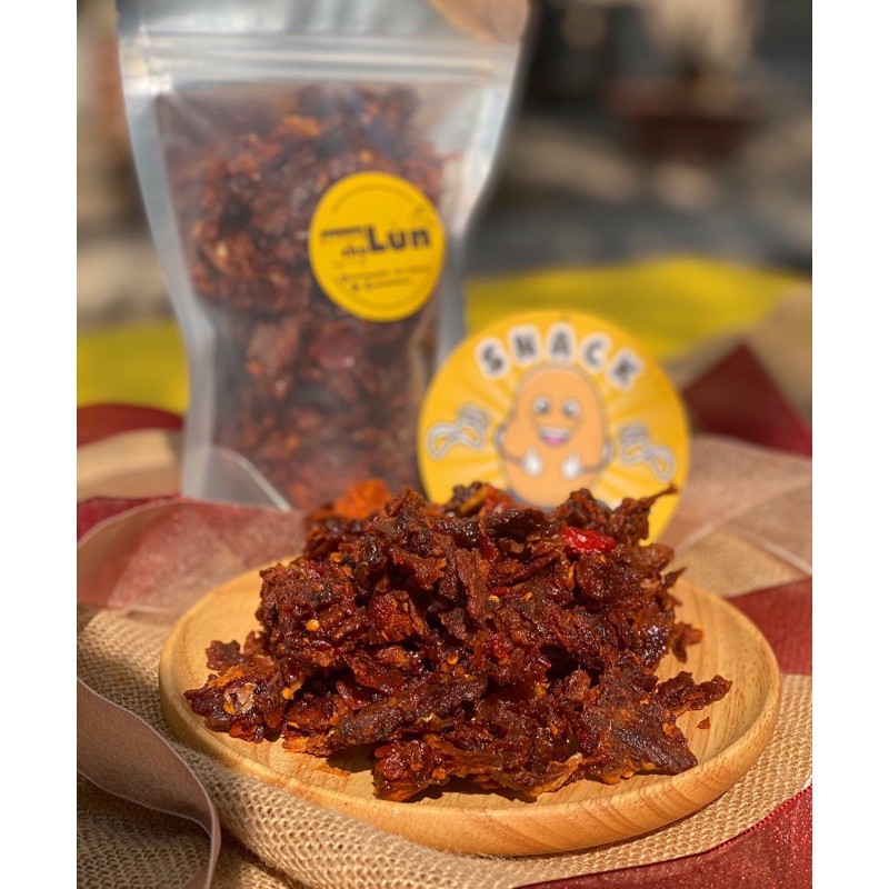 Charred beef flakes with Ly Son garlic | Shopee Malaysia