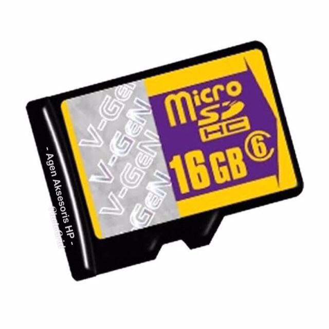 Memory Card V-Gen 16GB Class 6 48MBpS TF Micro Memory Card ORIGINAL NON ...