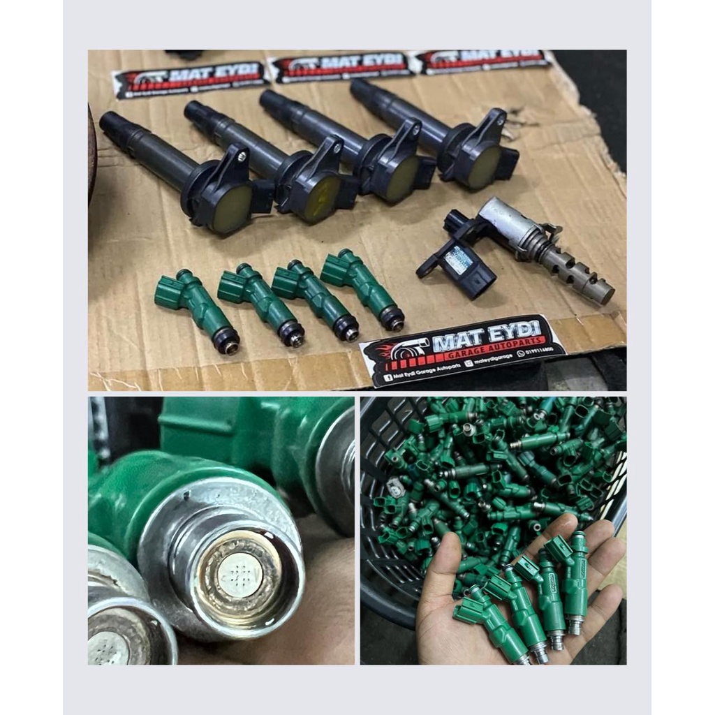 FULL SET PERFORMANCE PARTS UNTUK MYVI & ALZA (SIAP SERVIS Set injector ...