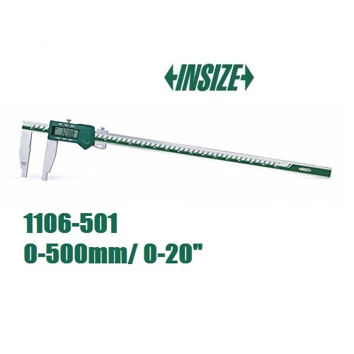 Insize Digital Caliper, Range 0-500mm (20") 1106-501 | Shopee Malaysia