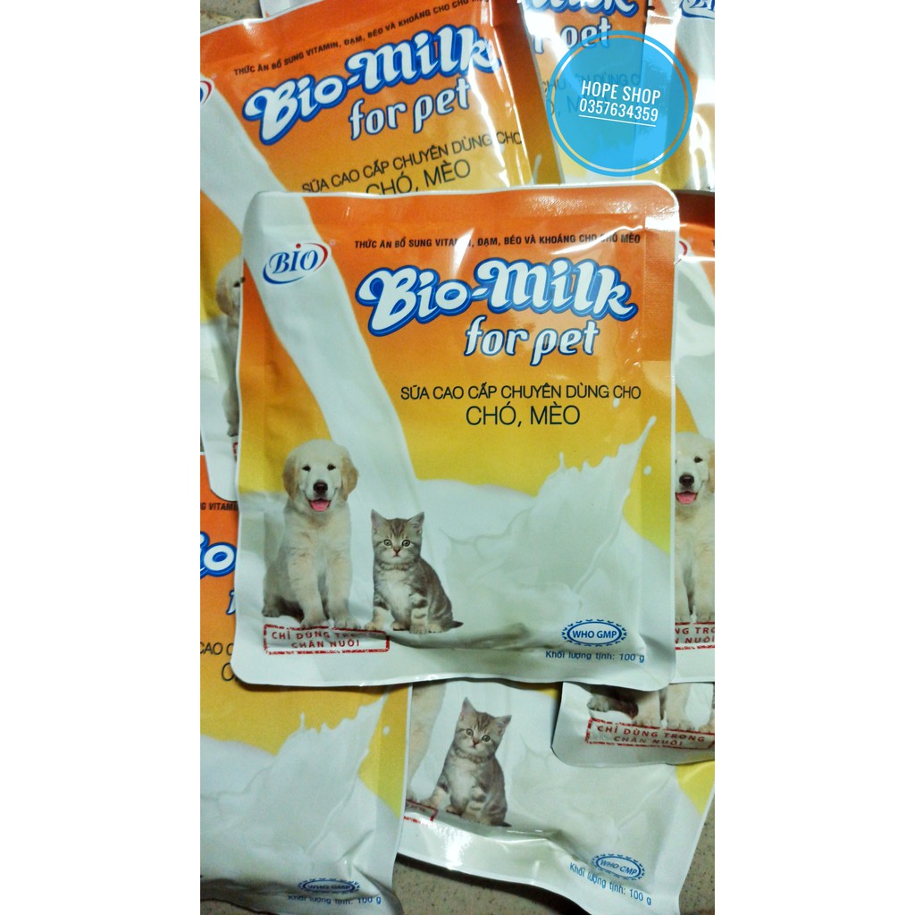 Premium powdered Milk for Dogs and Cats Bio Milk 100g | Shopee Malaysia