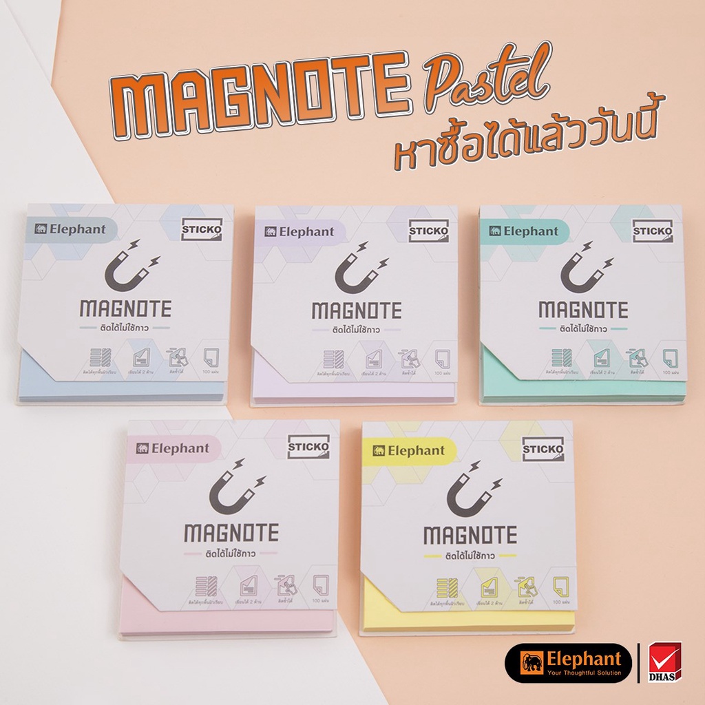 Magnetic Post-It Note Paper Notes Can Be Attached To All Surfaces ...