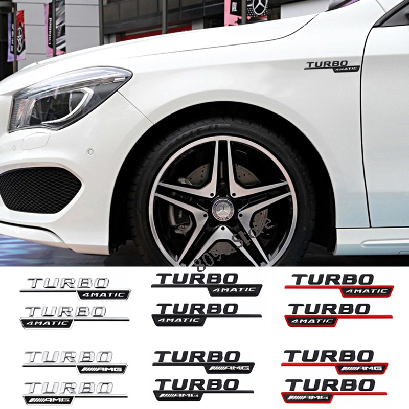 2pcs ABS Car Side Sticker for Mercedes Benz W203 W204 W210 W211 SLS GLK ...