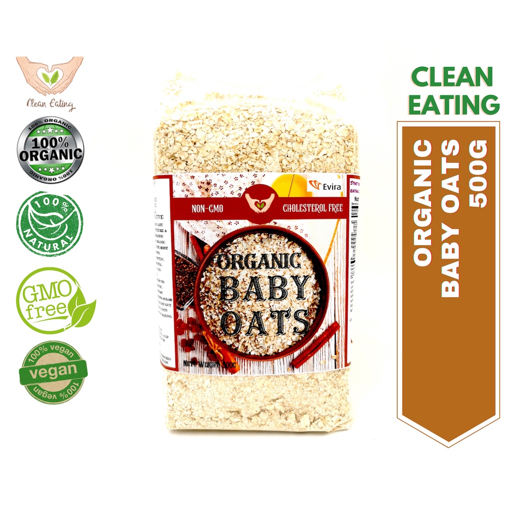 Clean Eating Organic Baby Oats 500g | Shopee Malaysia