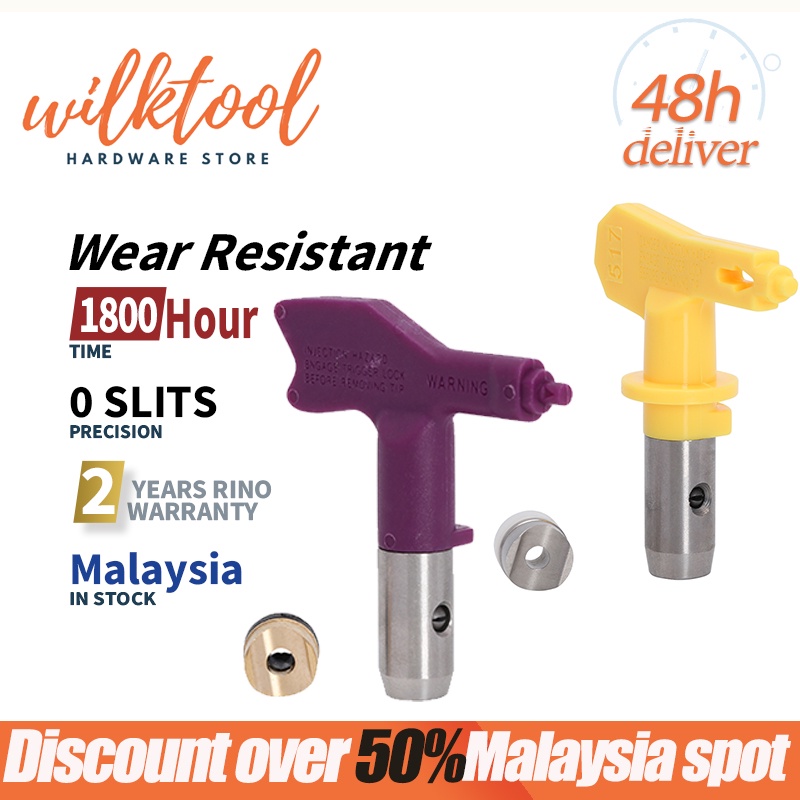 WilkTOOL' Airless Spray Tip 517 Model Airless Paint Sprayer Spray Gun ...