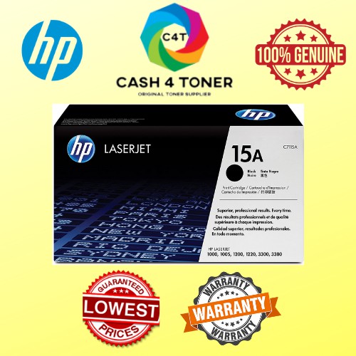 GENUINE HP C7115A / 15A Original Toner Cartridge READY STOCK | Shopee Malaysia