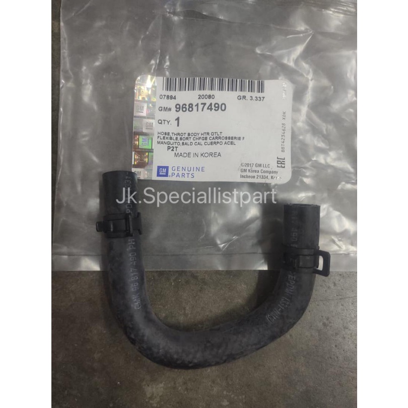 BYPASS HOSE (U HOSE) GENUINE PART (ORIGINAL) [96817490] CHERVOLET CRUZE ...