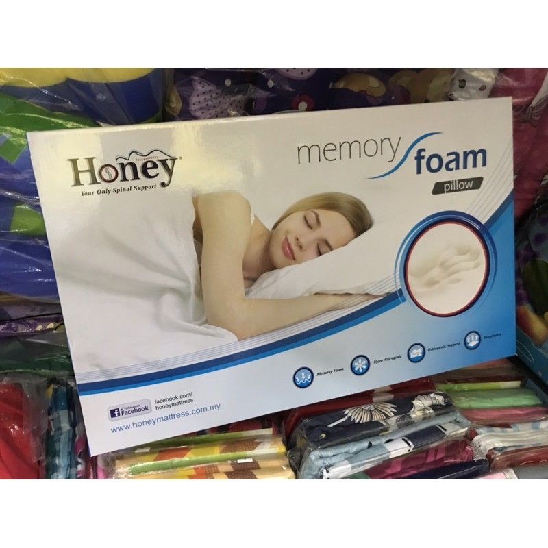 🌟🌟Honey Memory Foam Pillow 🌟 | Shopee Malaysia