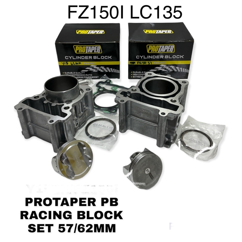 LC/Y15/FZ150I 57/60/62/63/65MM STD BLOCK PROTAPER ORIGINAL | Shopee ...
