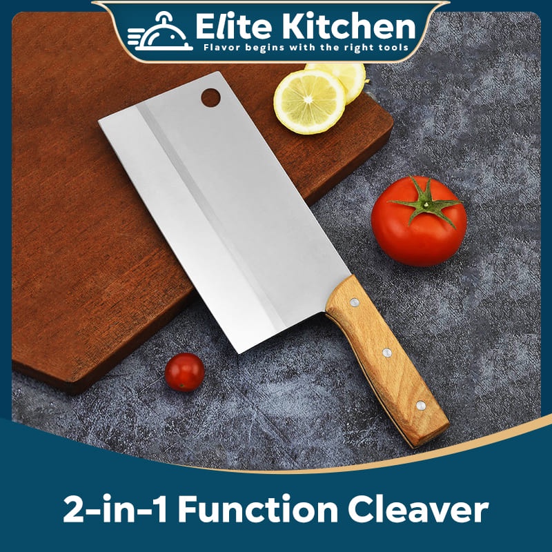 Elite Kitchen - Sharp Kitchen Knife Cleaver Chopping Knife Cutting ...