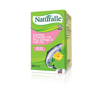 Naturalle Evening Primrose Oil Plus Omega-3 Fish Oil 60s (exp June/2018 ...