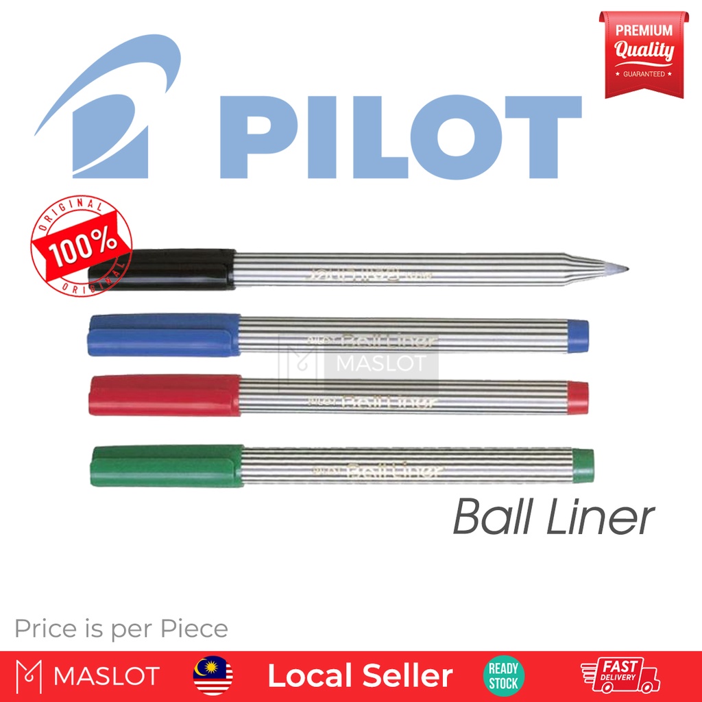 Pilot Ball Liner Medium 0.8mm Pen | Shopee Malaysia