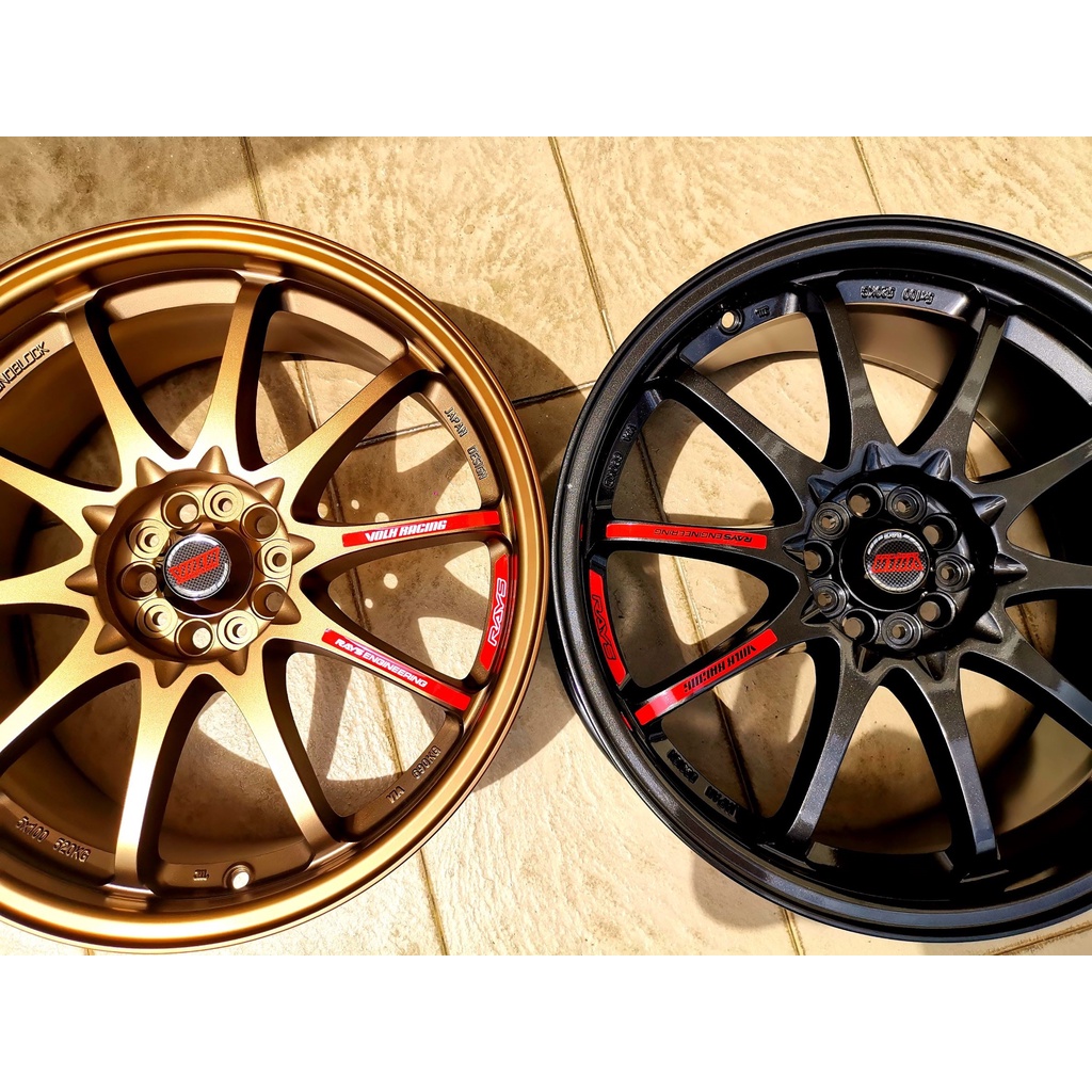 Rim Sticker Ce28 Club Racer CE28 Stiker Rays Volk Racing Sticker Rays ...