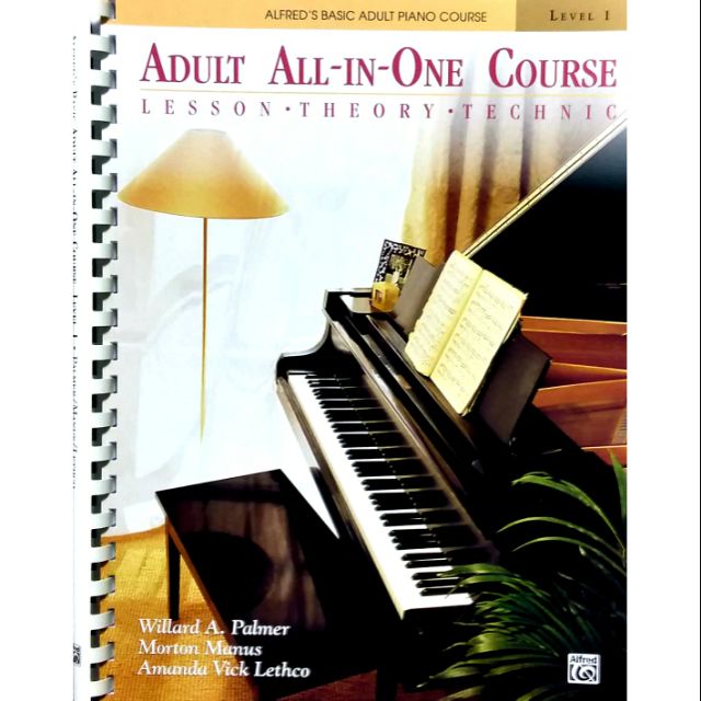 Alfred's Basic ADULT ALL-IN-ONE PIANO COURSE Level 1(Free shipping ...