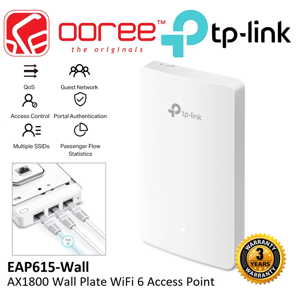 TP-LINK EAP115-WALL / EAP230-WALL / EAP235-WALL / EAP615-WALL / EAP655 ...