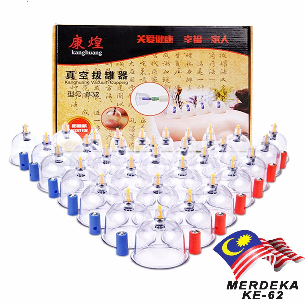 [ READY STOCK ] Set Bekam Kanghuang 32 Cup / Alat Bekam / Cup Bekam ...