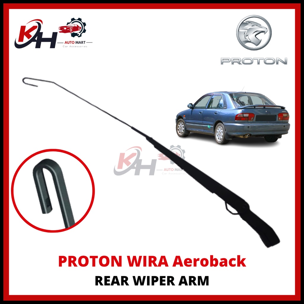 PROTON WIRA A/B AEROBACK REAR WIPER ARM (OEM) WIPER BESI BELAKANG LOCAL ...